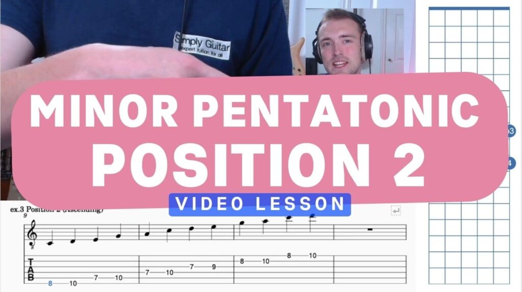 Unravelling the Second Position of the Minor Pentatonic Scale | Simply ...
