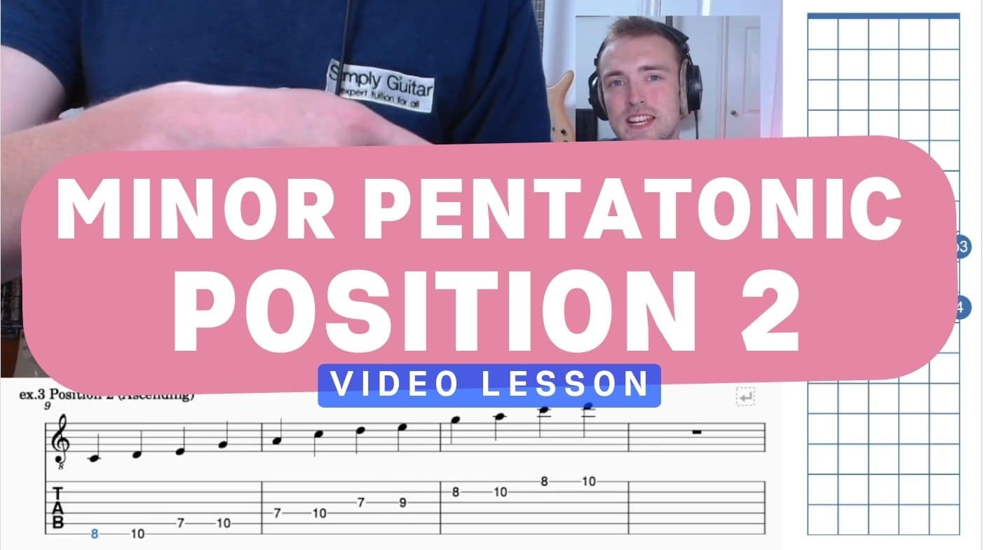 Unravelling the Second Position of the Minor Pentatonic Scale | Simply ...