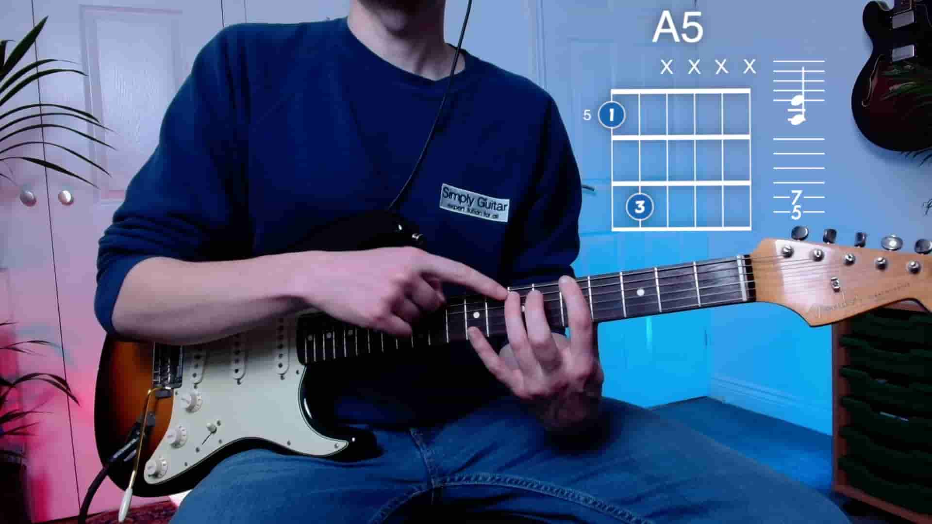 A5 (E String Root) | Simply Guitar